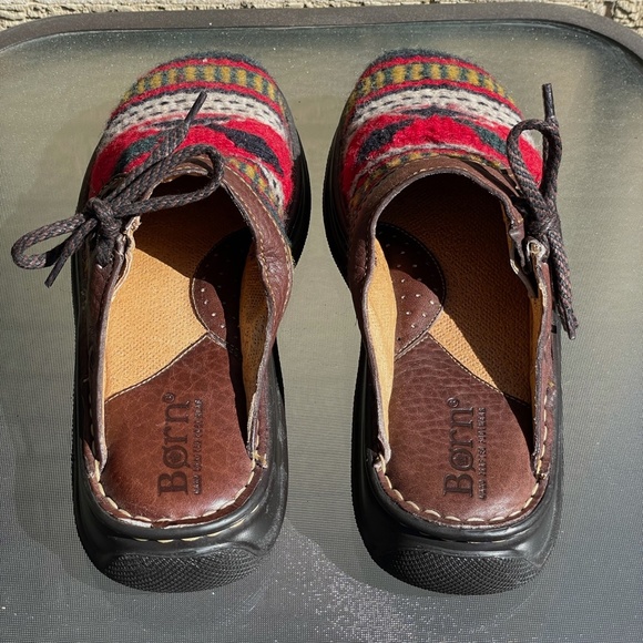Born | Shoes | Born Handcrafted Woven Wool Southwest Blanket Leather ...